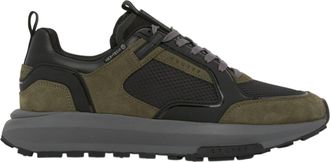 Cruyff Rayado Sneaker f&uuml;r Herren, Wildleder, Klobiger Absatz (Oliv)