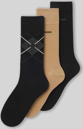HUGO BOSS Socken mit Logo-Detail im 3er-Pack
