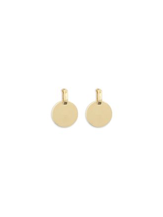 Versace Womens Irradia Earrings Gold Brass