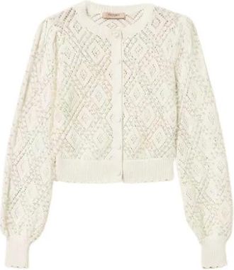 Twinset Femme, Pulls, Blanc, Taille: 38 FR Pearl Cardigan