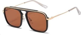 Generic Lunettes De Soleil Sport Dext&eacute;rieur &Agrave; Grande Monture For Hommes, Vacances For Femmes, Conduite(Brown)