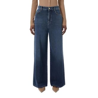 Max Mara Jean large Smmelia - Femme - Jeans - Bleu - Taille: 34 FR