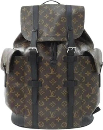 Louis Vuitton unisex, Pre-owned, Brun, Taille: ONE Size Sac &agrave; dos en toile Pre-owned