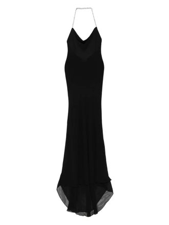 Atu Body Couture robe longue à dos nu - Noir