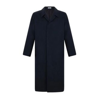 Boglioli Homme, Manteaux, Bleu, Taille: XL Manteau crois&eacute; en m&eacute;lange de laine