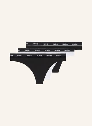 HUGO BOSS Hugo 3er-Pack String schwarz