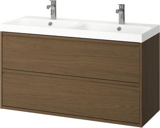 IKEA ÄNGSJÖN / BACKSJÖN Waschbschr+Schubladen/Waschb/Mibatn