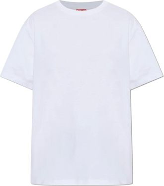 Kenzo Femme, Tops, Blanc, Taille: 38 FR T-shirt avec patch