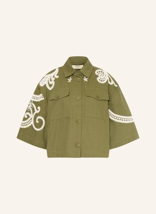 Max Mara Weekend Max Mara Overjacket Como Mit 3/4-Arm gruen