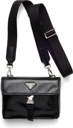 Prada Smartphone-Hülle mit Triangel-Logo - Schwarz