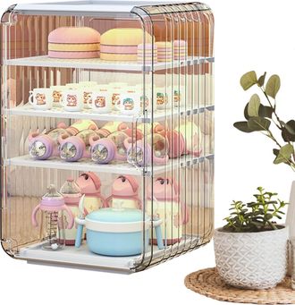 Generico Kitchen Cabinet Organizer - 3-Tier Flaschen & Cup Storage Rack | Stackable Countertop & Pantry Organizer f&uuml;r K&uuml;che, B&uuml;ro oder Fridge Use