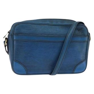 Louis Vuitton Sac bandouli&egrave;re vintage en cuir Pre-owned - Femme - Pre-owned - Bleu - Taille: ONE Size