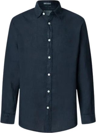 Pepe Jeans London Femme, Chemises, Bleu, Taille: 46 FR Arnau Dulwich Shirt