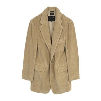 R13 Blazer D&eacute;structur&eacute; Oversize - Femme - Vestes - Beige - Taille: 36 FR