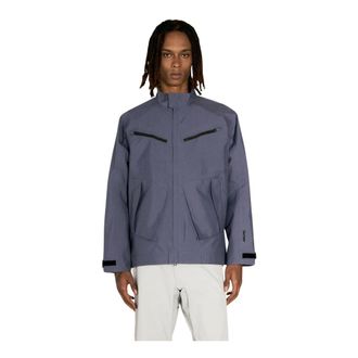 GR10K Leichte Jacke mit Kordelzugsaum - - Jackets - Herren - Blau - XL