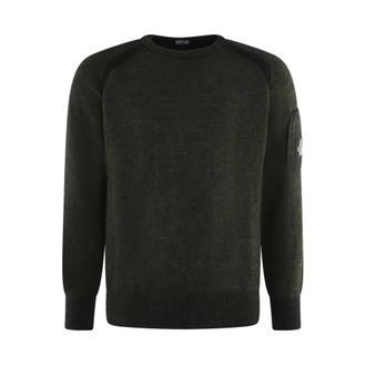 C.P. Company Rundhals-Strickware - - Knitwear - Herren - Gr&uuml;n - 2XL