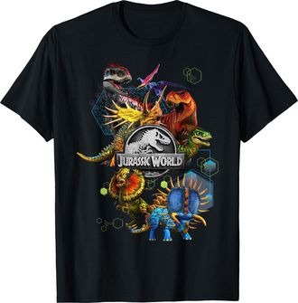 Jurassic Park Jurassic World Genetic Dinosaur Mashup T-Shirt