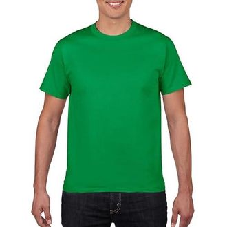 Generic T-shirts pour homme UK - T-shirt en coton uni &agrave; manches courtes - Chemisier d&eacute;t&eacute; pour les vacances - Chemisier d&eacute;contract&eacute; &agrave; col rond - T-shirt l&eacute;ger 