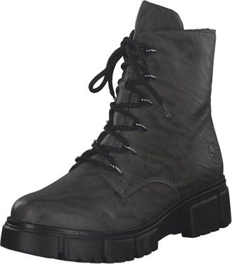 Rieker Femme X2910 Botte Tendance, Grau, 36 EU