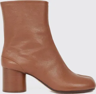 Maison Margiela Tabi-Stiefeletten aus Lammleder mit zylindrischem Absatz