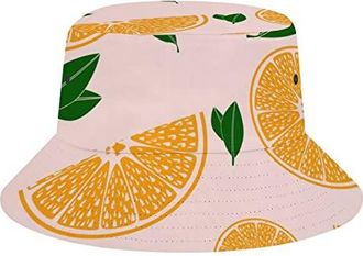 Generic Orange (4) Chapeaux De Visière Mode Chapeau De Pêcheur Léger Bucket Hat pour Chasse Été Hommes