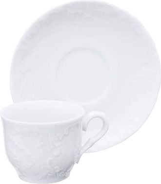 Excelsa Excèlsa Elisa Rococoweiß Kaffeebecher & Untertasse