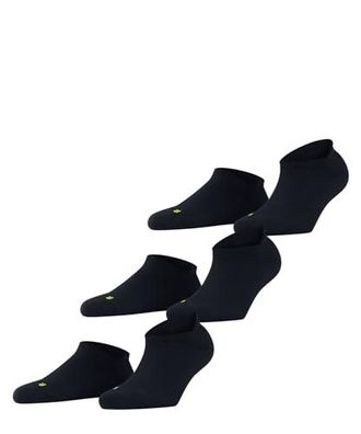Falke Cool Kick Sneaker Multipack U Sn respirantes unies lot de 3 paires, Chaussettes basses Mixte, Bleu Marine 6120, 42-43