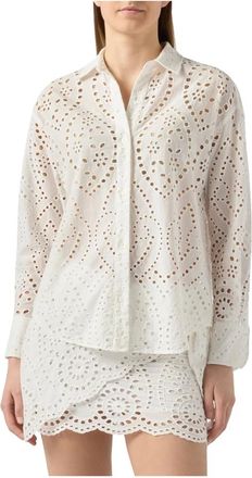 Saint Barth Femme, Blouses et Chemises, Blanc, Taille: 38 FR Cristal Shirt