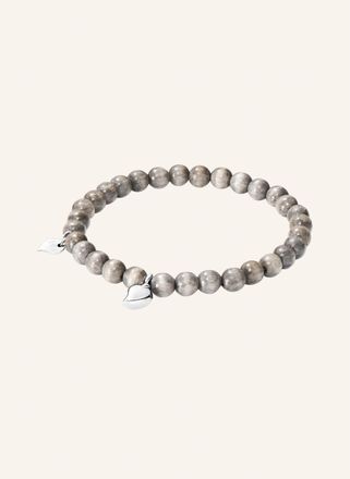 Tamara Comolli Tamara Comolli Armband Bracelet India Greywood Drop Medium Greywood 18k Wei&szlig;gold silber