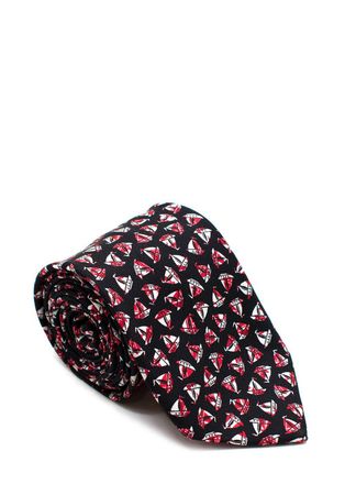 Prada Sailing Boat Silk Tie