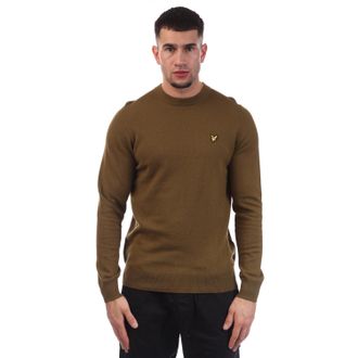 Lyle & Scott Sweatshirt f&uuml;r Herren, Rundhalsausschnitt, Merinowolle (Gr&uuml;n)