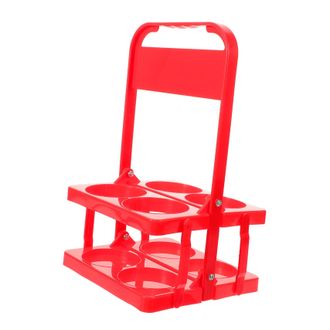 DOITOOL Faltbarer Bierflaschenträger Kunststoff Korb mit Griff Praktischer Getränkehalter für Bar Outdoor Picknick Platzsparend und Leicht Transportierbar für