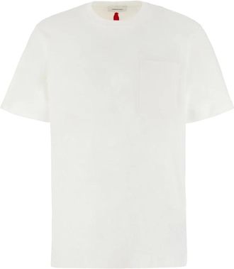 Ferragamo Baumwoll-T-Shirt - - Tops - Herren - Wei&szlig; - S