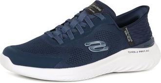 Skechers Bounder 2.0 Emerged Baskets à enfiler pour homme, bleu marine, 9.5 Wide