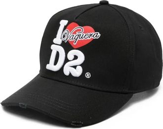Dsquared2 unisex, Accessoires, Noir, Taille: ONE Size Casquette de baseball avec logo