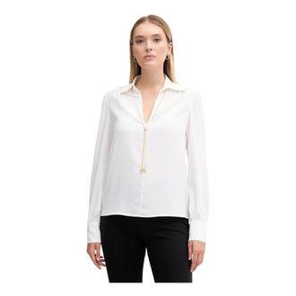 Gaud&igrave; V-Ausschnitt-Bluse - - Blouses & Shirts - Damen - Wei&szlig; - L