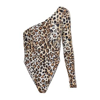 Dsquared2 Femme, Maillots de bain, Brun, Taille: 42 FR Maillot de bain une pi&egrave;ce &agrave; imprim&eacute; animal