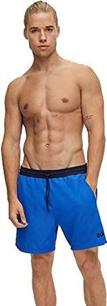 BOSS Hommes Starfish Short de Bain en mati&egrave;re recycl&eacute;e &agrave; Logo Contrastant