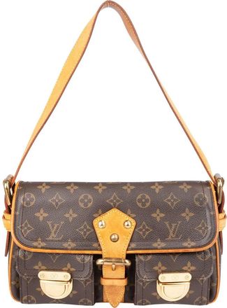 Louis Vuitton Crossbody Bags - Louis Vuitton Canvas Monogram Hudson PM Shoulder B - Gr. unisize - in Braun - für Damen
