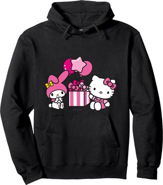 Hello Kitty Mein Geburtstag mit Hello Kitty und My Melody Pullover Hoodie