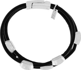 Dansk Copenhagen Luxuri&ouml;ses Multi Dot Lederarmband - - Accessories - Damen - Schwarzk - ONE SIZE