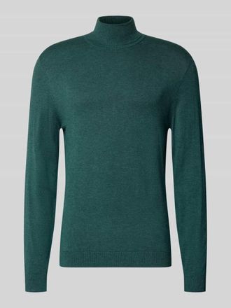 Mc Neal Slim Fit Rollkragenpullover aus Viskose-Mix