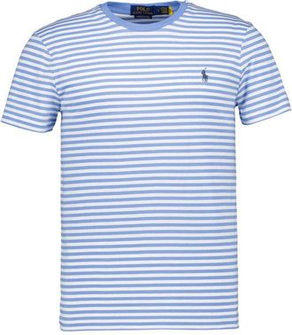Polo Ralph Lauren Herren T-Shirt blau gestreift Slim Fit