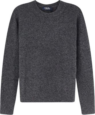 Max Mara Logo-embroidered Elbow-patch Sweater
