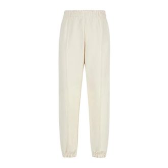 GCDS Bestickte Logo-Jogginghose - - Trousers - Damen - Wei&szlig; - 2XL