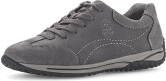 Gabor Damen Low-Top Sneaker, Frauen Halbschuhe,Moderate Mehrweite (G),Business,Freizeit,stra&szlig;enschuhe,Strassenschuhe,anthrazit,38.5 EU / 5.5 UK