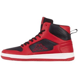 Kappa Chaussures de Course Unisexes Lineup, Rouge/Noir, 44 EU