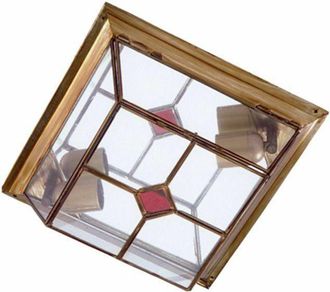 Fabrilamp Fabrilamp - My Lamp - Gebogene Tischlampe Nickel Nickel 1l/ Kleiner Lampenschirm Rot 34x13