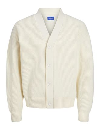 Jack & Jones Herren JORDASH Knit Cardigan Strickjacke, Sea Salt,XL