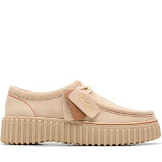 Clarks Torhill Bee Schn&uuml;r-Sneakers - - Shoes - Damen - Beige - 38 EU